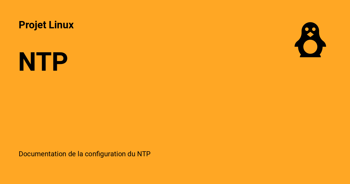 NTP - Projet Linux